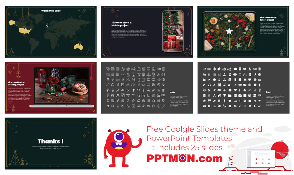 Christmas Sales Free Google Slide Theme PowerPoint Template