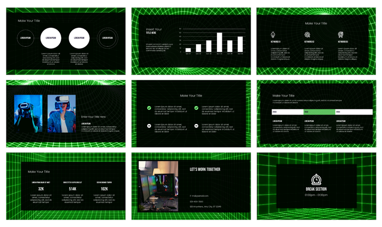 Digital Empty Box Free Google Slides Theme PowerPoint Template