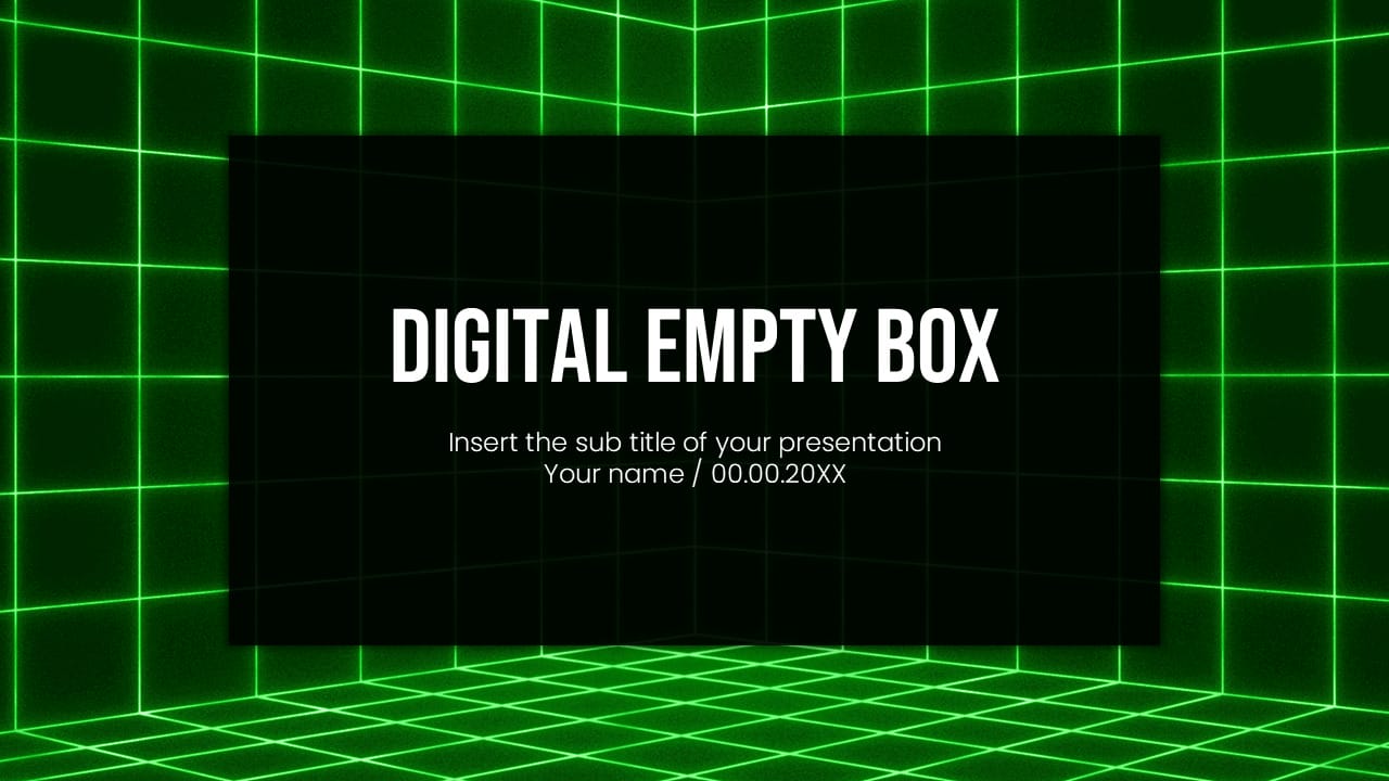 Digital Empty Box Free Google Slides Theme PowerPoint Template