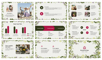 Elegant Garden Free Google Slides Theme PowerPoint Template