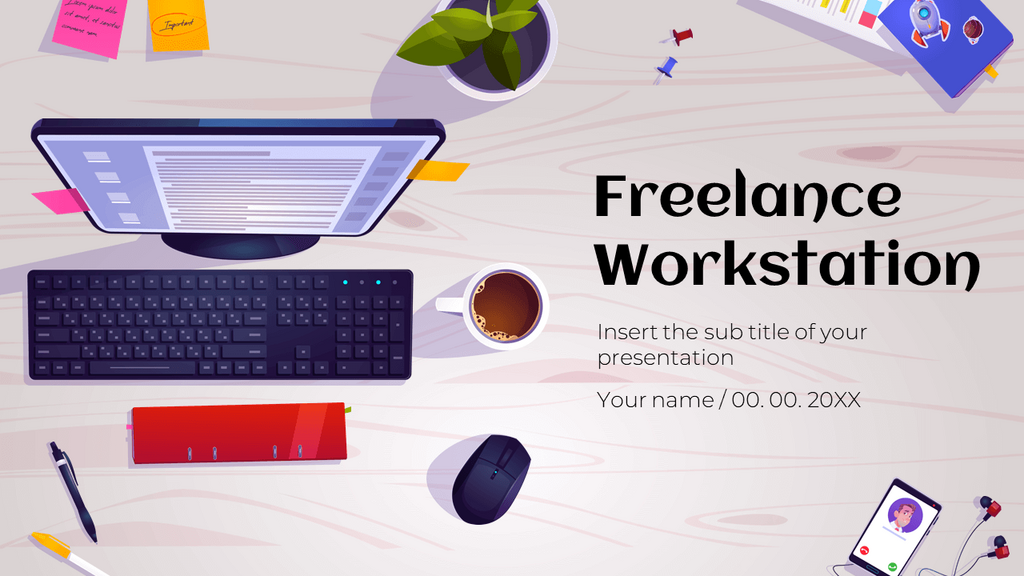 Workstation - Free Powerpoint templates and Google Slides themes