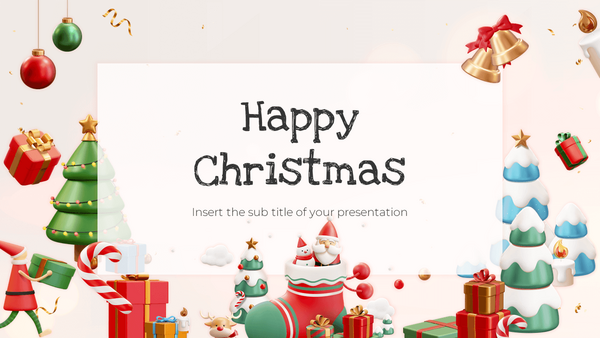 Christmas Card - Free Powerpoint templates and Google Slides themes