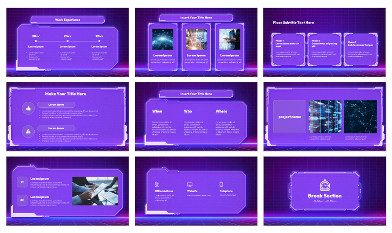 Technology Market Newsletter Google Slides PowerPoint Template