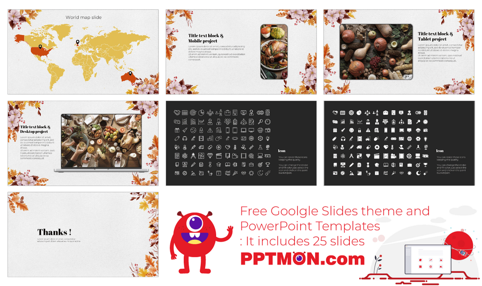 Thanksgiving Traditions Google Slide Theme PowerPoint Template
