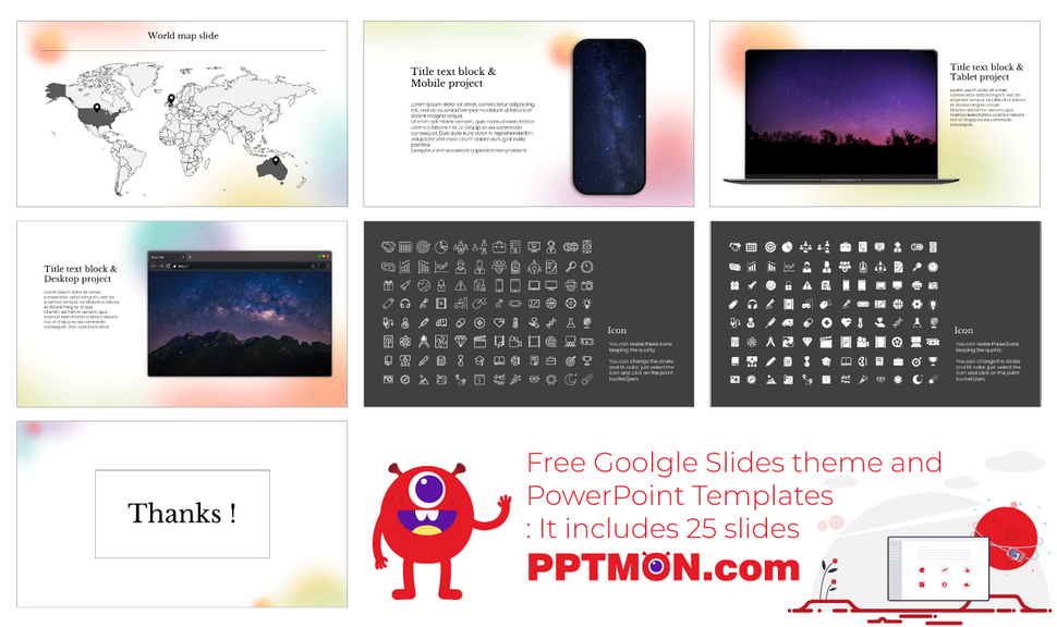 Vibrant Gradient Free Google Slides Theme PowerPoint Template