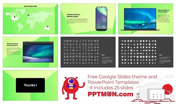 Gradient Interface for Business Google Slides PowerPoint Template