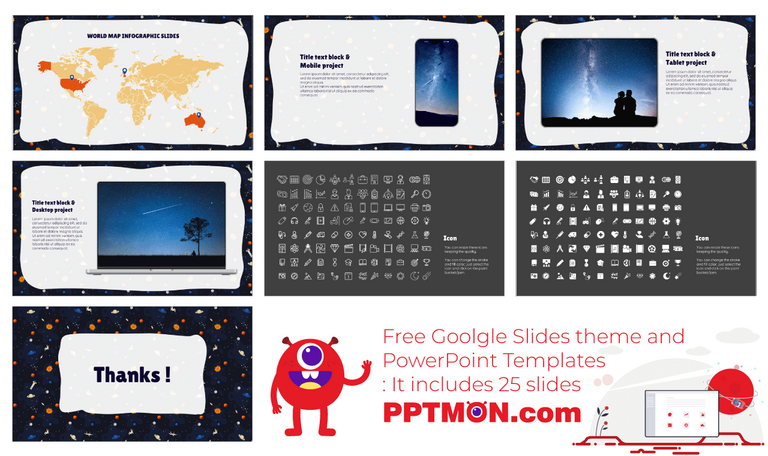 Outer Space Lesson Plans Google Slides PowerPoint Templates