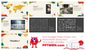 Exhibition of Modern Art Free Google Slides PowerPoint Templates