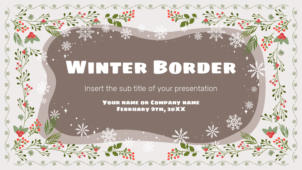 Snowflake - Free Powerpoint templates and Google Slides themes