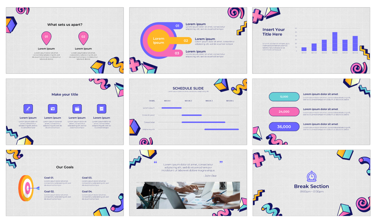 Actionable Meeting Goals Google Slides PowerPoint Template