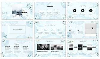 Relaxation Mood Free Google Slides Theme PowerPoint Template
