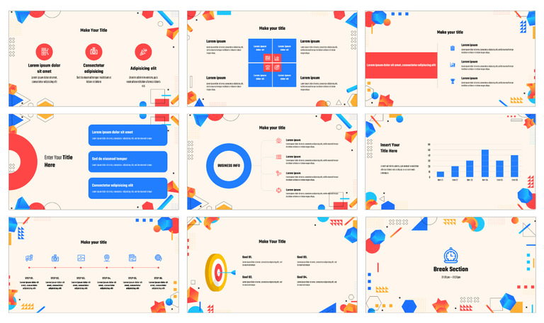 3D Objects for Lesson Google Slides Theme PowerPoint Template