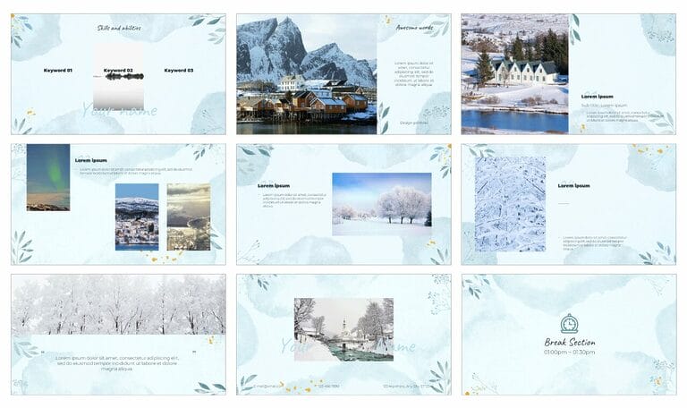 Relaxation Mood Free Google Slides Theme PowerPoint Template