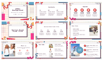 1990s Background Google Slides Themes PowerPoint Templates