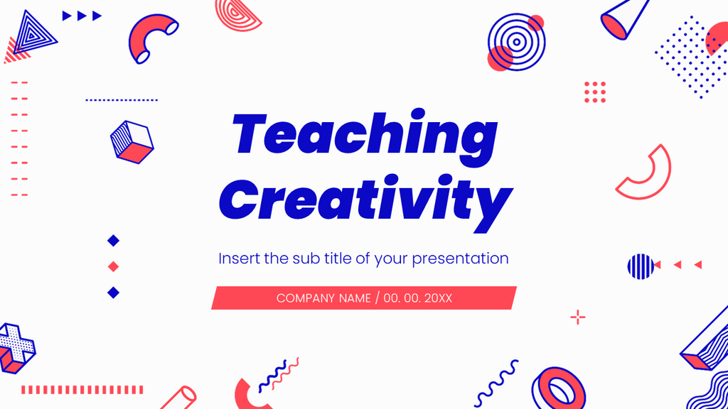 Teaching Creativity - Free Powerpoint templates and Google Slides themes