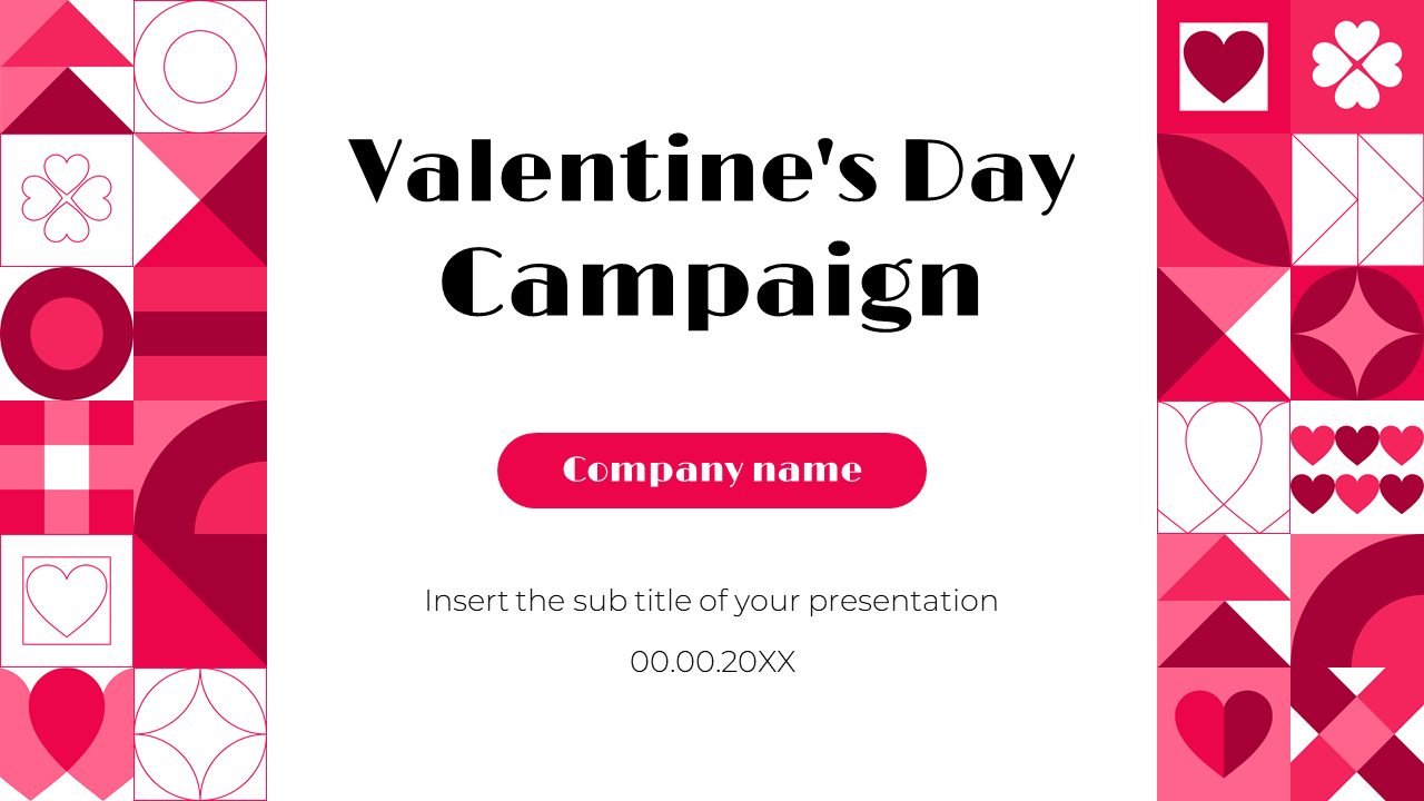 Valentine's Day Campaign Google Slides PowerPoint Template