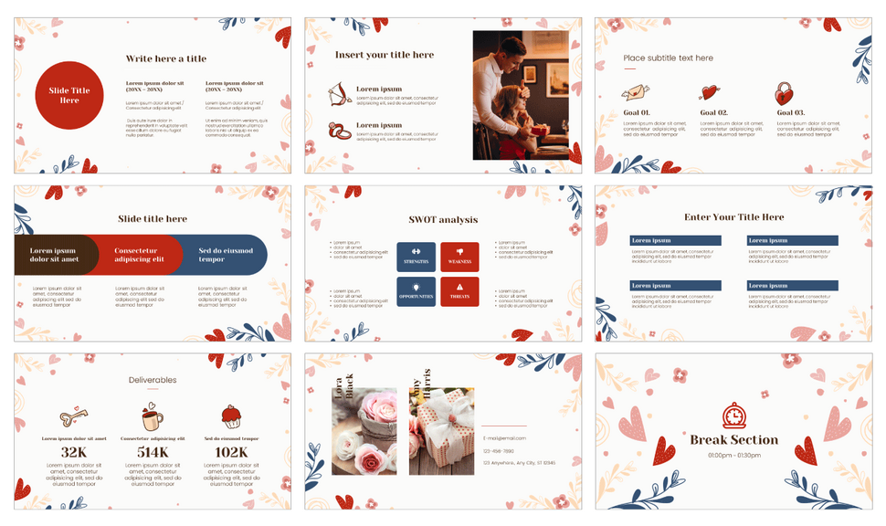 Valentine's Season Google Slides Theme PowerPoimt Template