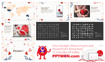 Valentine's Season Google Slides Theme PowerPoimt Template