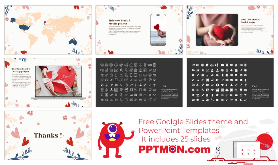 Valentine's Season Google Slides Theme PowerPoimt Template