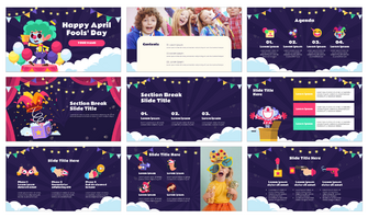 Happy April Fools' Day Google Slides Theme PowerPoint Template