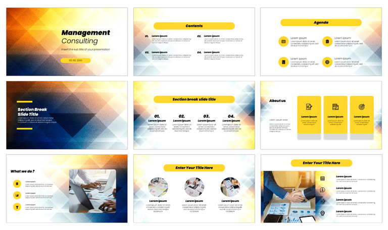 Management Consulting Free Google Slides PowerPoint Templates