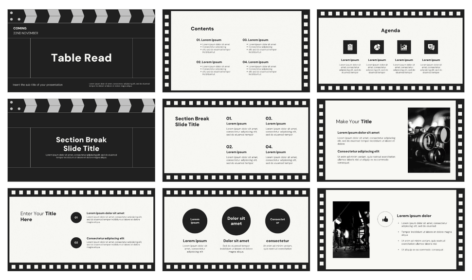 Table Read Free Google Slides Themes PowerPoint Templates