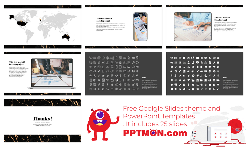 Deluxe Marketing Free Google Slides Theme PowerPoint Template