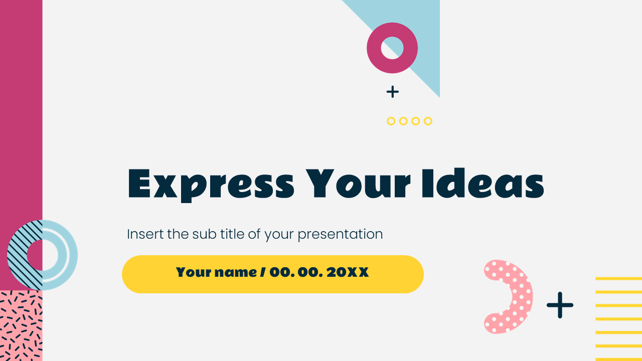 Express Your Ideas Google Slides Themes PowerPoint Templates