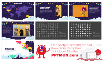 Happy April Fools' Day Google Slides Theme PowerPoint Template