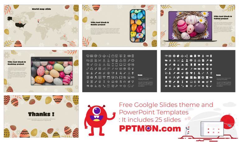 Happy Easter Marketing Plan Google Slides PowerPoint Template