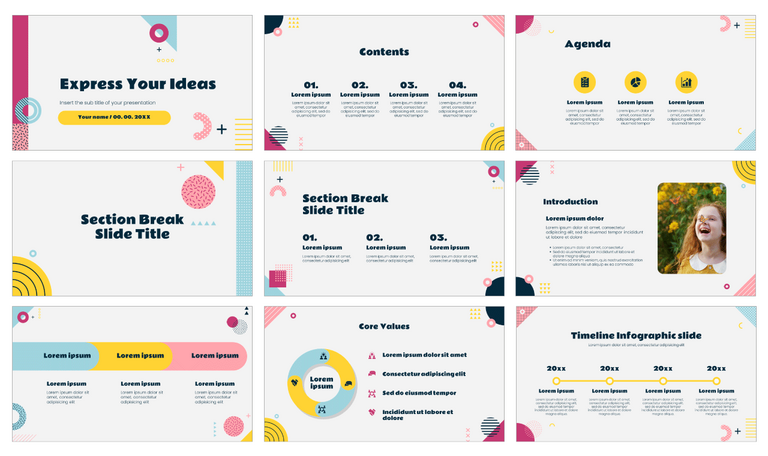 Express Your Ideas Google Slides Themes PowerPoint Templates