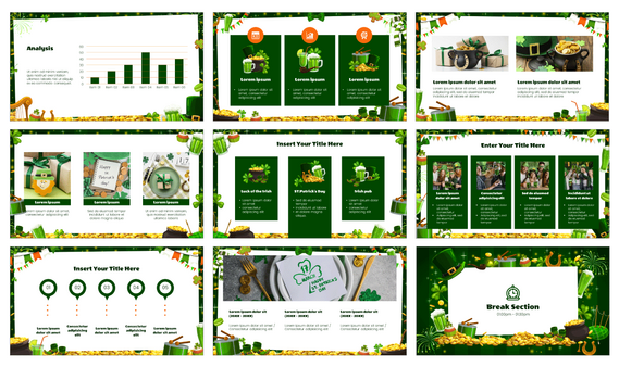 History of Saint Patrick Google Slides Theme PowerPoint Template