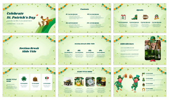 Celebrate St. Patrick's Day Google Slides PowerPoint Templates