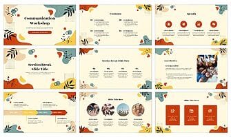 Communication Workshop Google Slides PowerPoint Templates