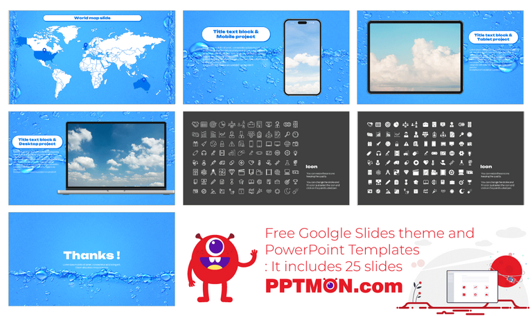 Happy World Water Day Free Google Slides PowerPoint Templates
