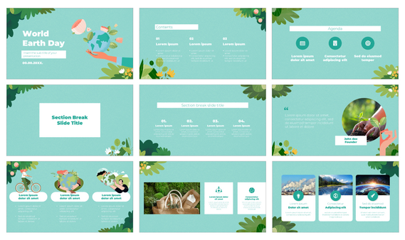 World Earth Day Free Google Slides Theme PowerPoint Template