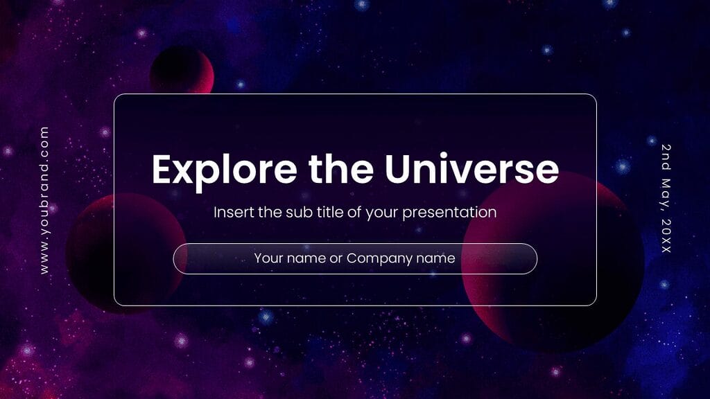 Purple Tone Templates - Free Powerpoint Templates Google Slides theme