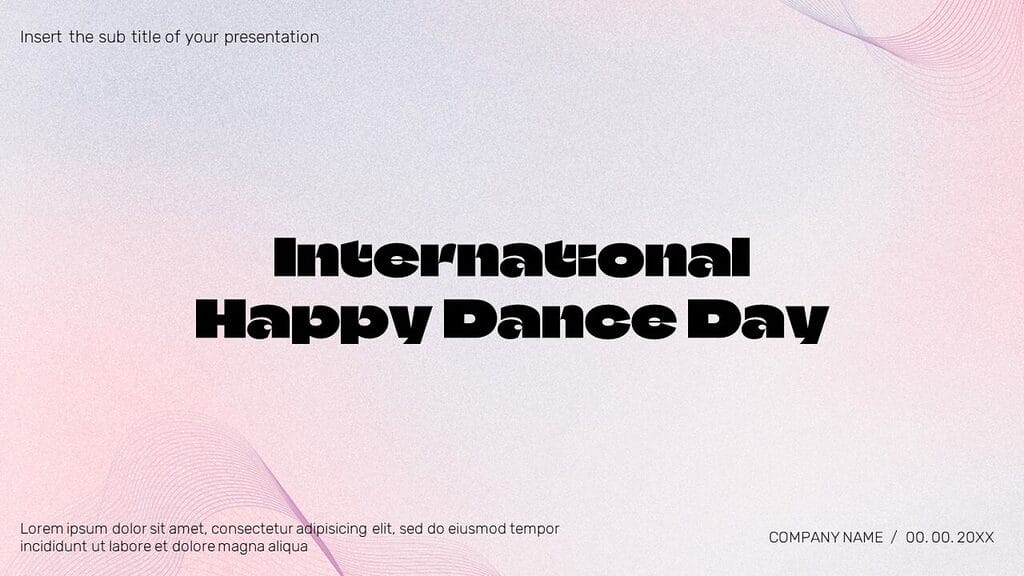 Dance Day - Free Powerpoint templates and Google Slides themes