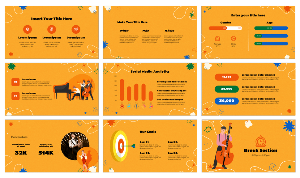 Celebrate International Jazz Day Free Google Slides PPT Template