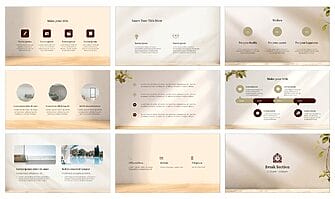 Minimal Natural Wood Google Slides Theme PowerPoint Template