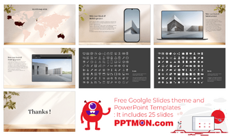 Minimal Natural Wood Google Slides Theme PowerPoint Template