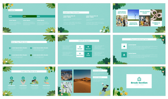 World Earth Day Free Google Slides Theme PowerPoint Template