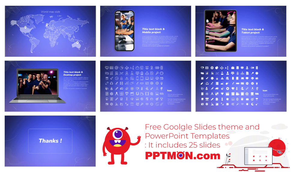 Game Streaming Free Google Slides Theme PowerPoint Template