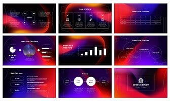 Gradient Design Pitch Deck Google Slides PowerPoint Templates