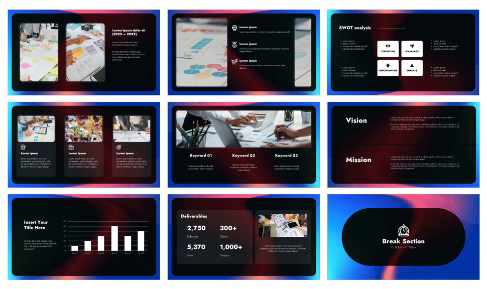 Inspirational Business Meeting Google Slides PowerPoint Template