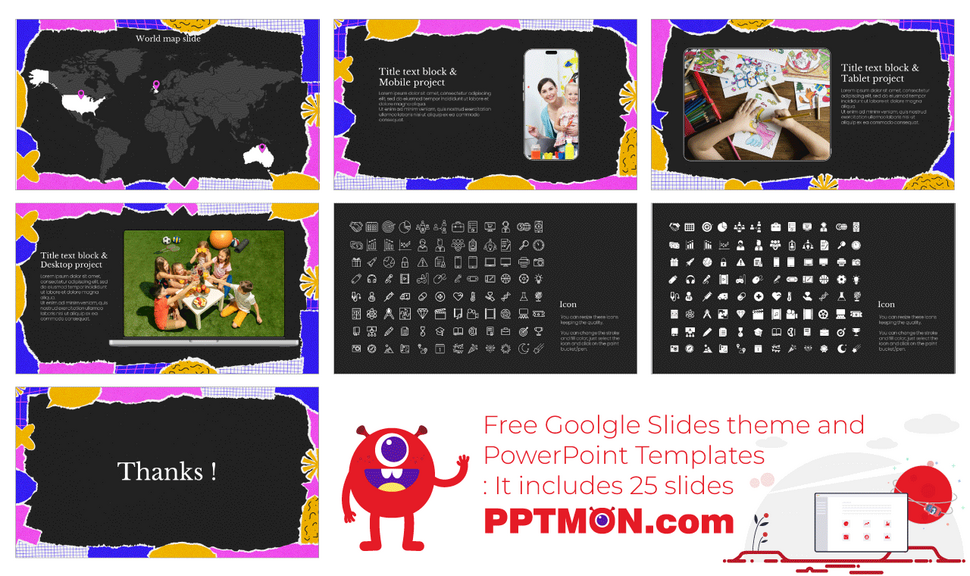 Art Subject for Elementary Google Slides PowerPoint Templates