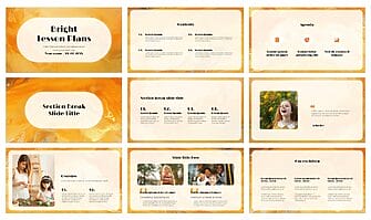 Bright Lesson Plans Google Slides Themes PowerPoint Templates