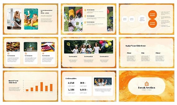 Bright Lesson Plans Google Slides Themes PowerPoint Templates
