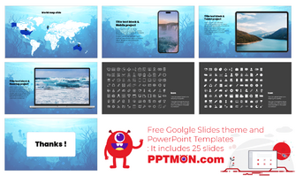 World Oceans Day 2024 Free Google Slides PowerPoint Templates