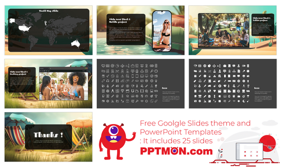 Sunny Holidays Free Google Slides Themes PowerPoint Templates